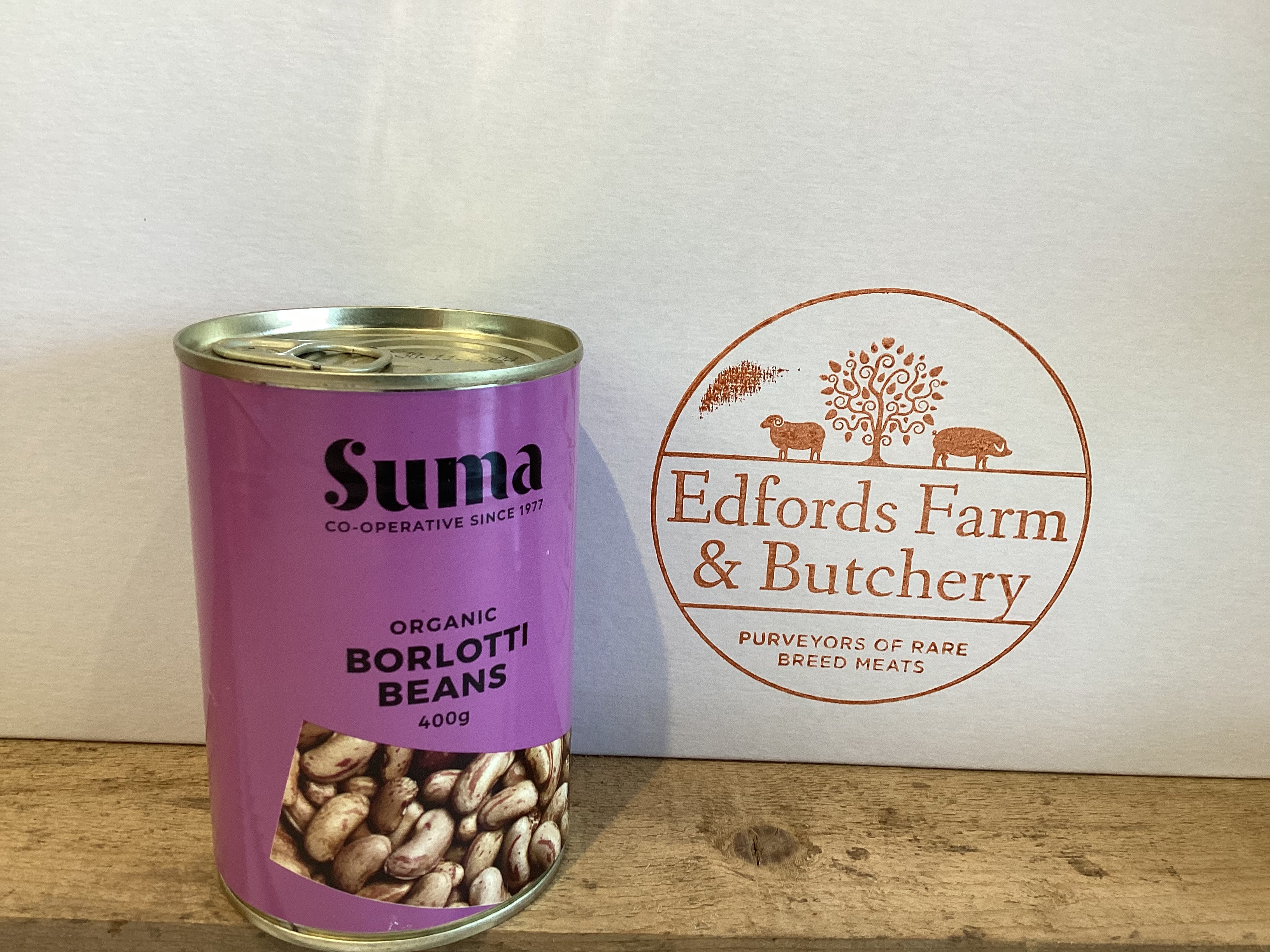 Organic Borlotti Beans 400g – Edfords Farm Butchery